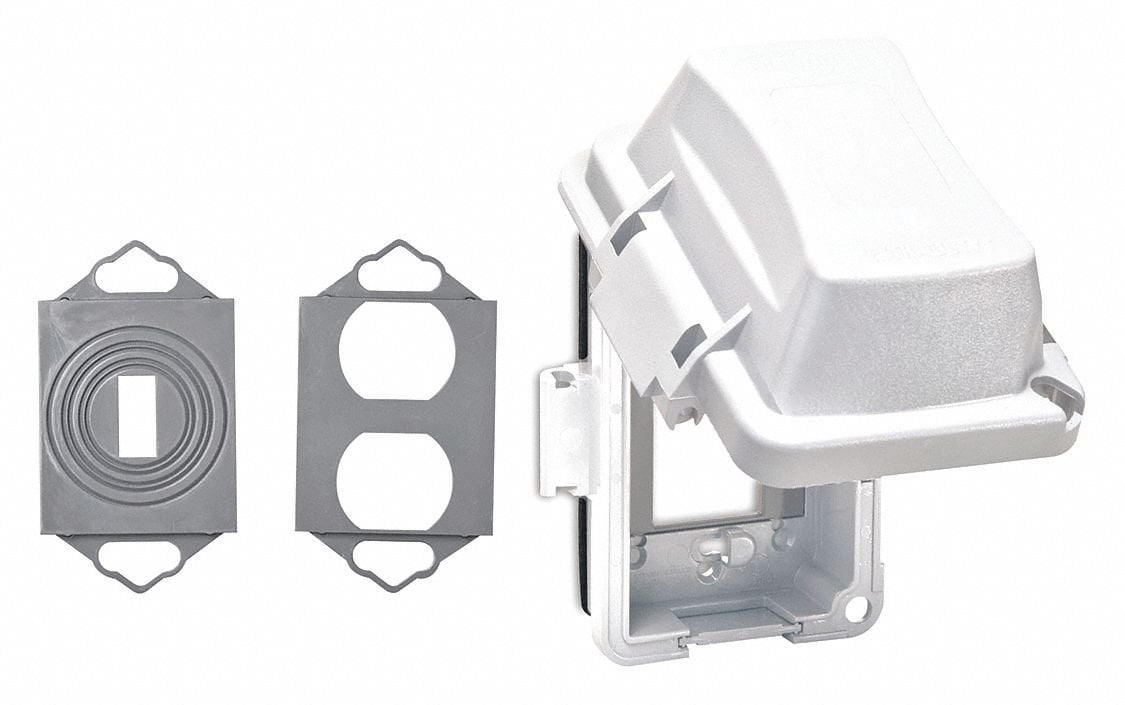 RACO Horizontal or Vertical-Mount While in Use Weatherproof Cover, 1 ...