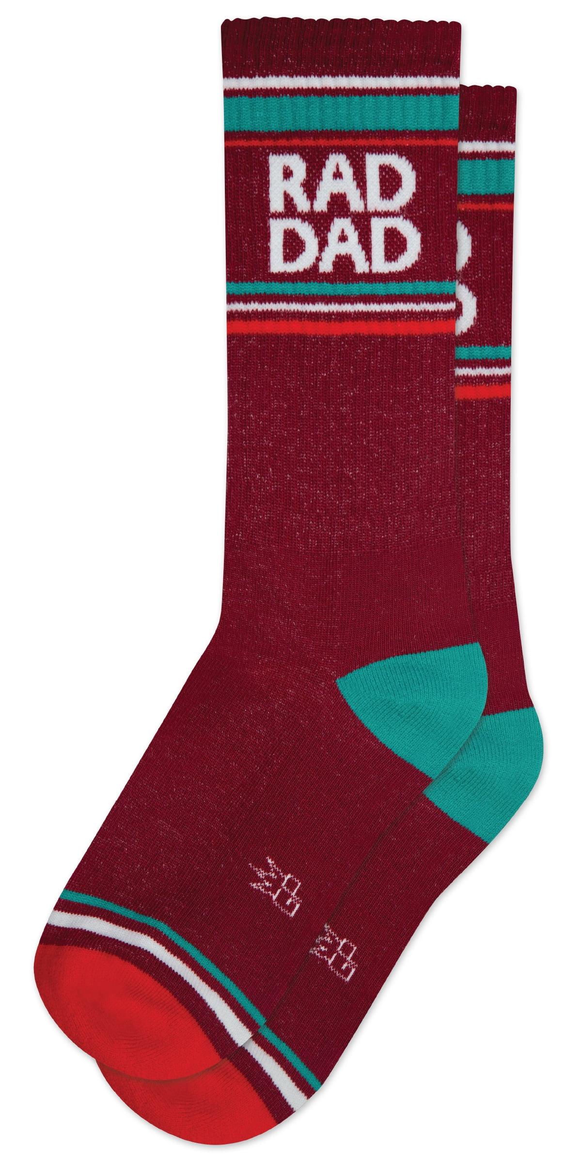 RAD DAD, Novelty Gift Socks for Men, Women and Teens, Cool Gym Crew ...