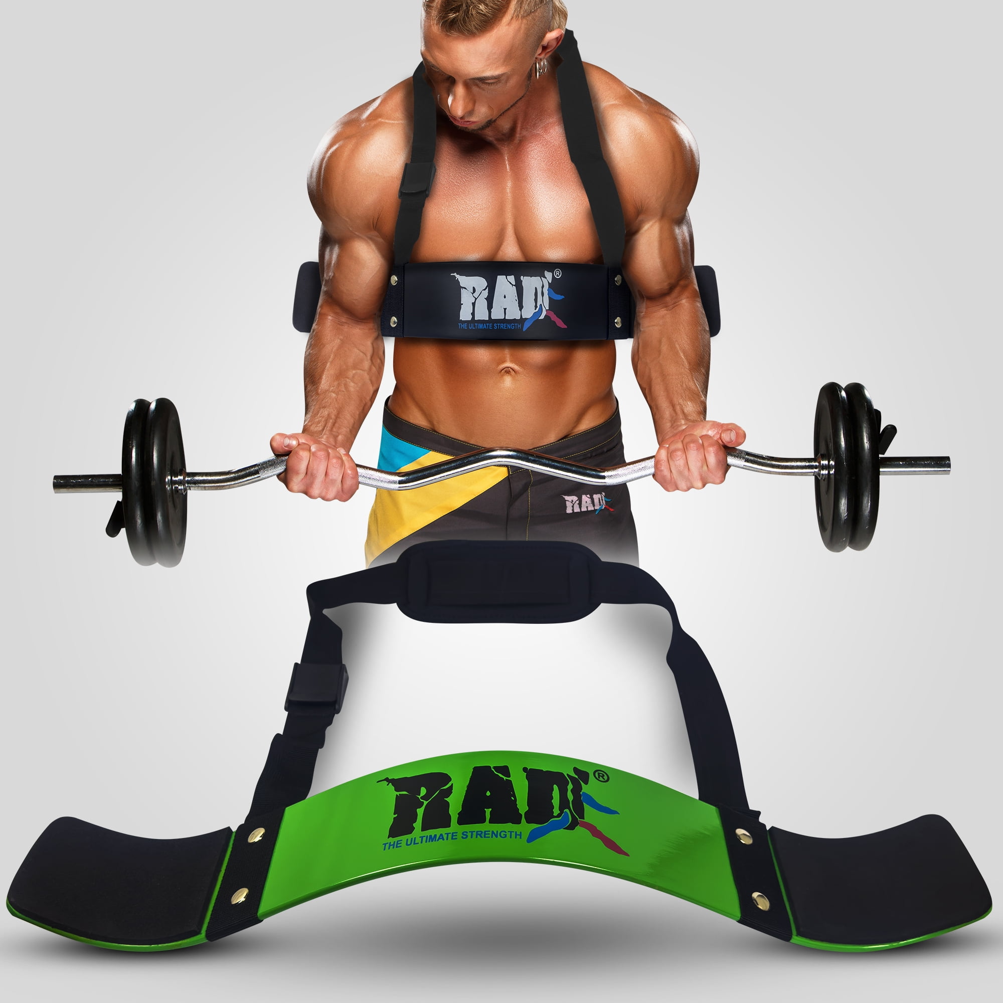 RAD Arm Blaster for Biceps & Triceps Strength Training Arm Machines ...