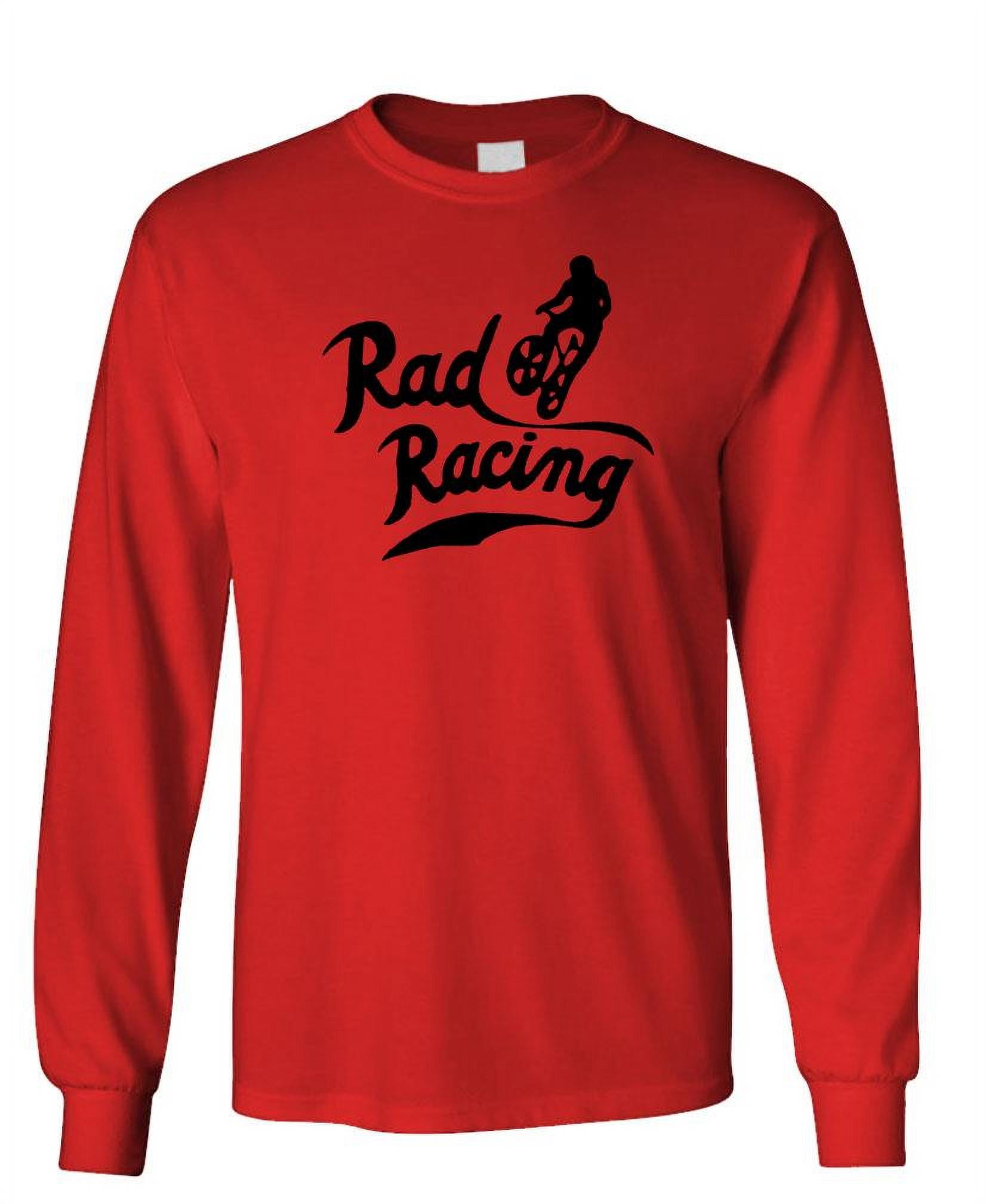 RAD RACING - retro vintage 80's movie bmx - Long Sleeved Tee (Red, XL ...