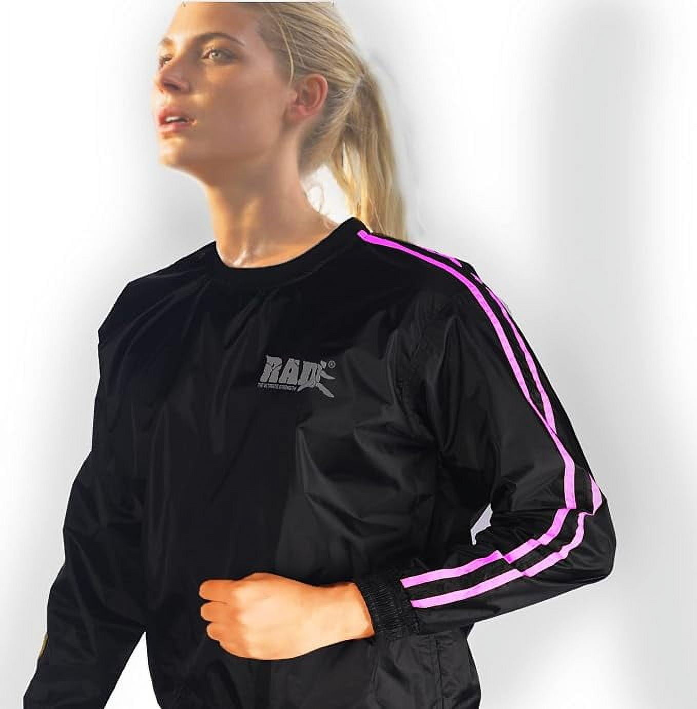 RAD Sauna Suit Men and Women, Weight Loss Sweat Suit Jacket Pant Gym ...