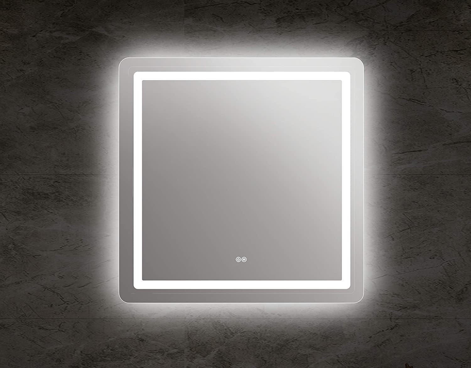 RADIANCE Goods Back Lit LED Mirror 6000K Daylight White 24" Wide ...