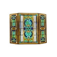 RADIANCE Goods Tiffany-Style 3pcs Folding Victorian Stained Glass ...