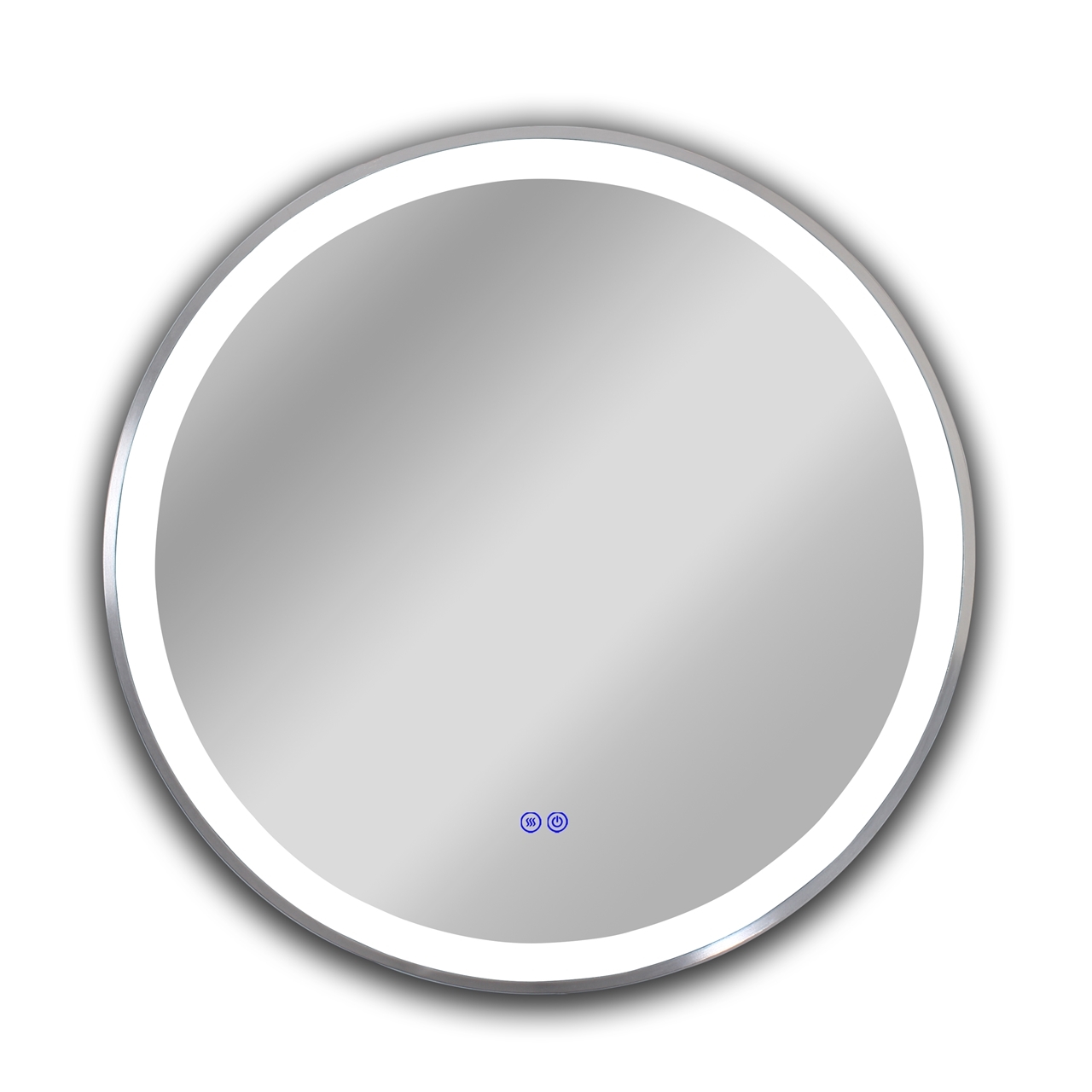 RADIANCE goods Embedded Round TouchScreen LED Mirror 3 Color ...