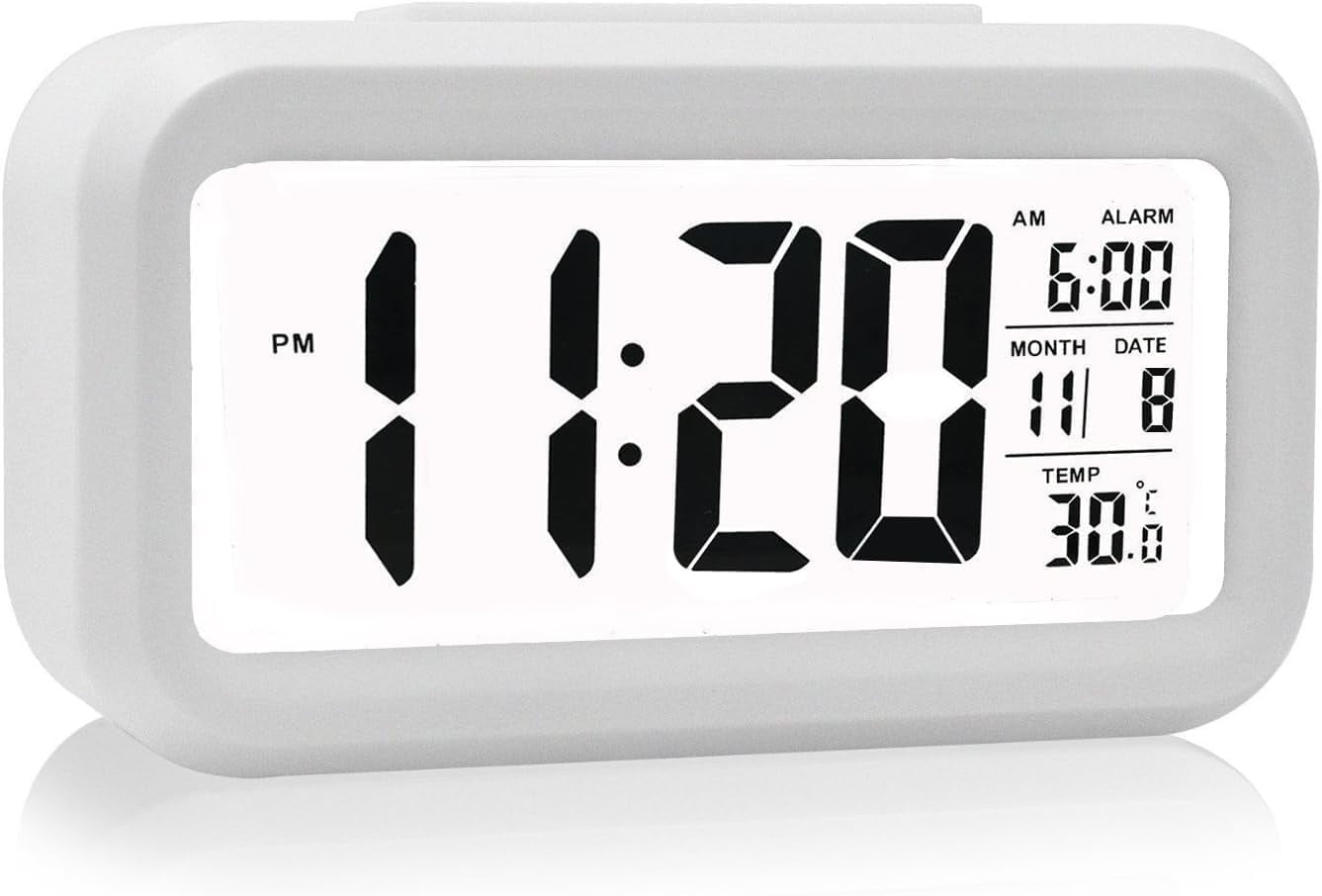 RADIANT Alarm Clock Digital Clock Table Clock for Students Watch Timer ...