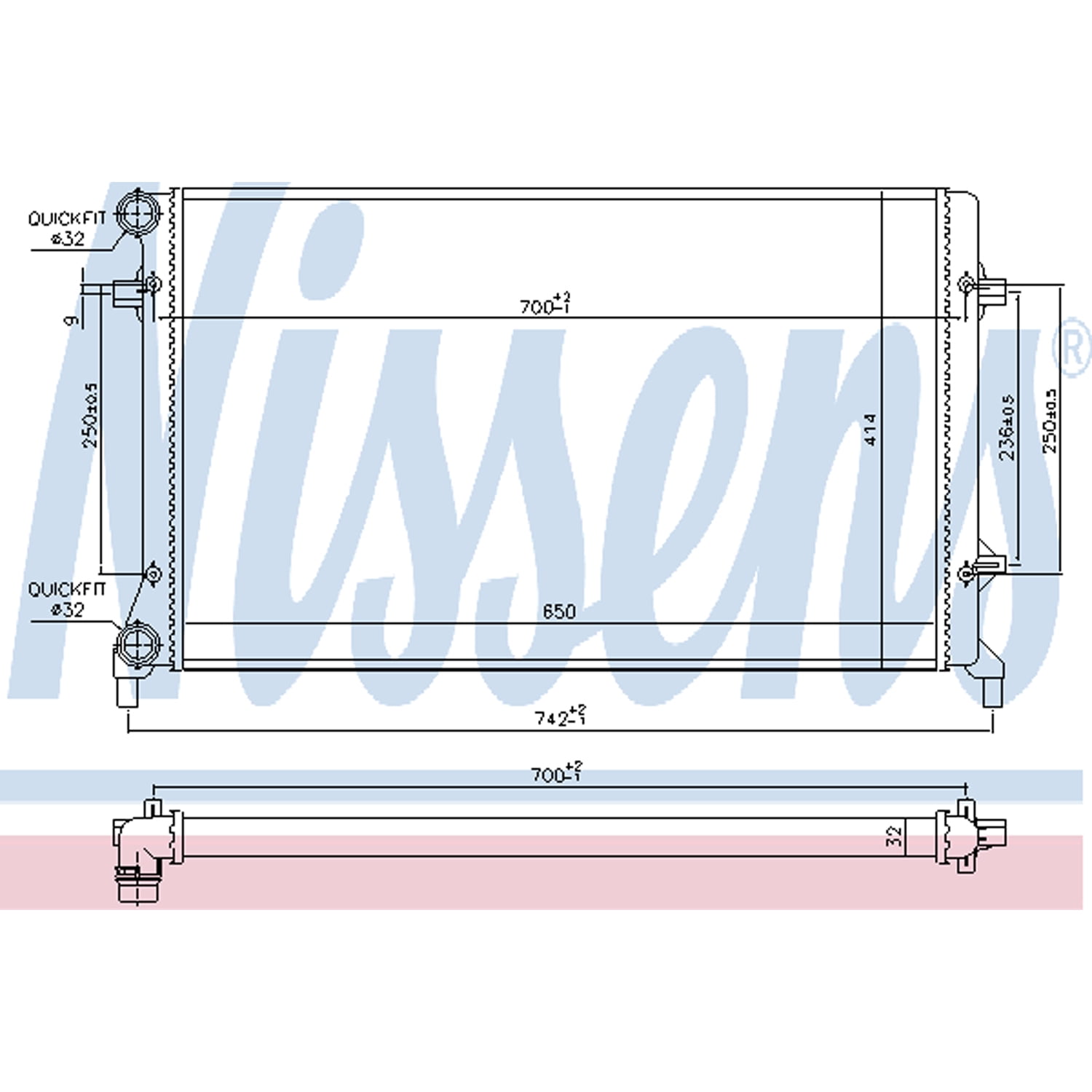 RADIATOR; 3.0 LITER V6 SUPERCHARGED; PLASTIC AND ALUMINUM - Walmart.com