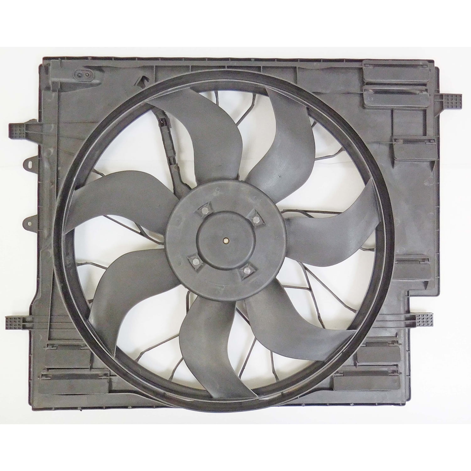 RADIATOR AND CONDENSER FAN ASSEMBLY WITH ONE BIG FAN; 2.0 LITER L4 ...