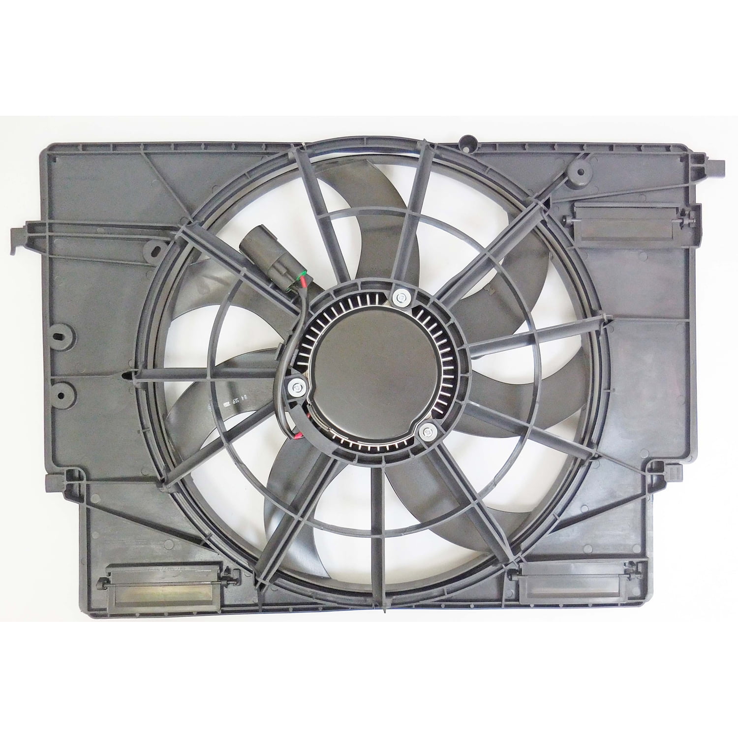 RADIATOR AND CONDENSER FAN ASSEMBLY WITH ONE BIG FAN; 2.0 LITER L4 ...