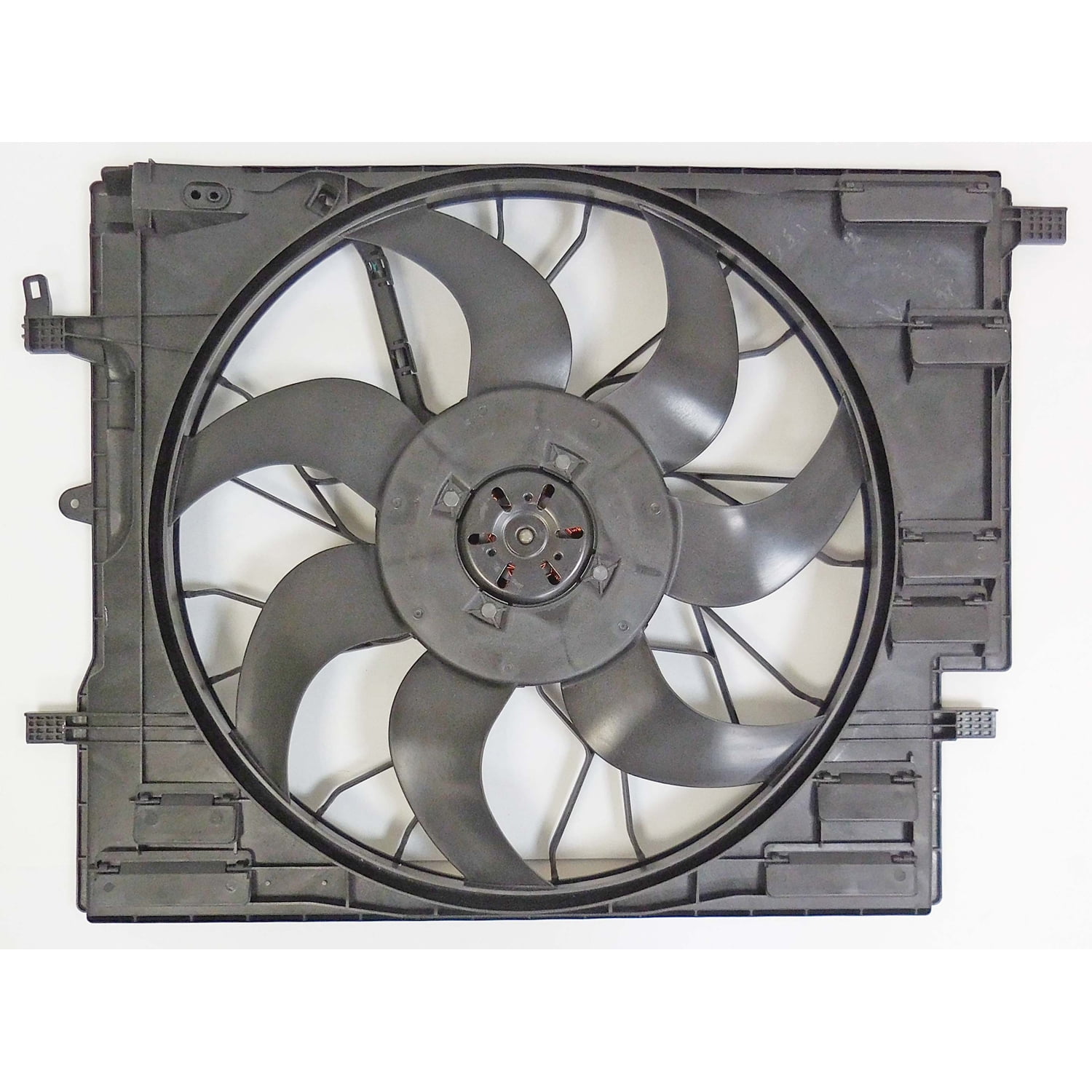RADIATOR AND CONDENSER FAN ASSEMBLY WITH ONE BIG FAN; 2.0 LITER L4 ...