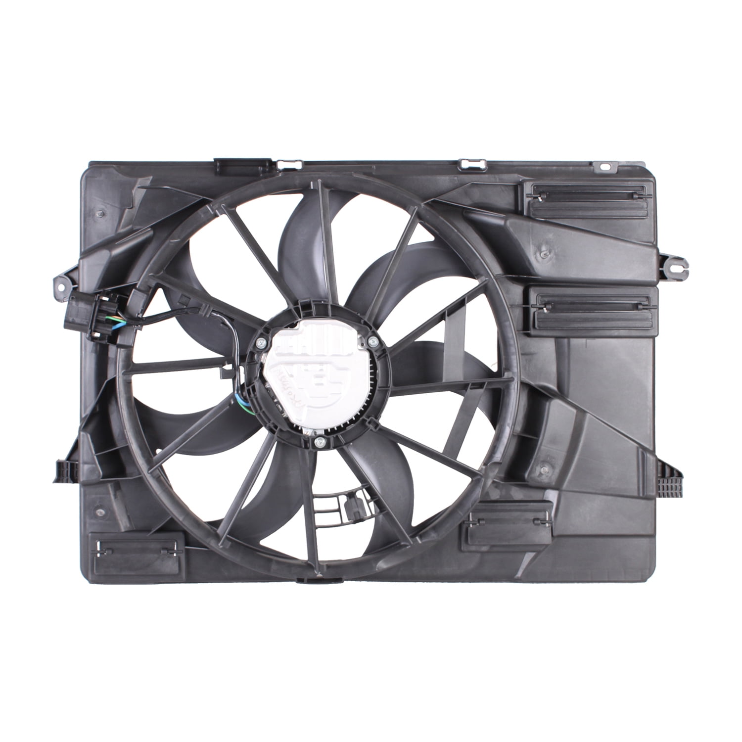 RADIATOR AND CONDENSER FAN ASSEMBLY WITH ONE BIG FAN; 2.5 LITER L4 ...