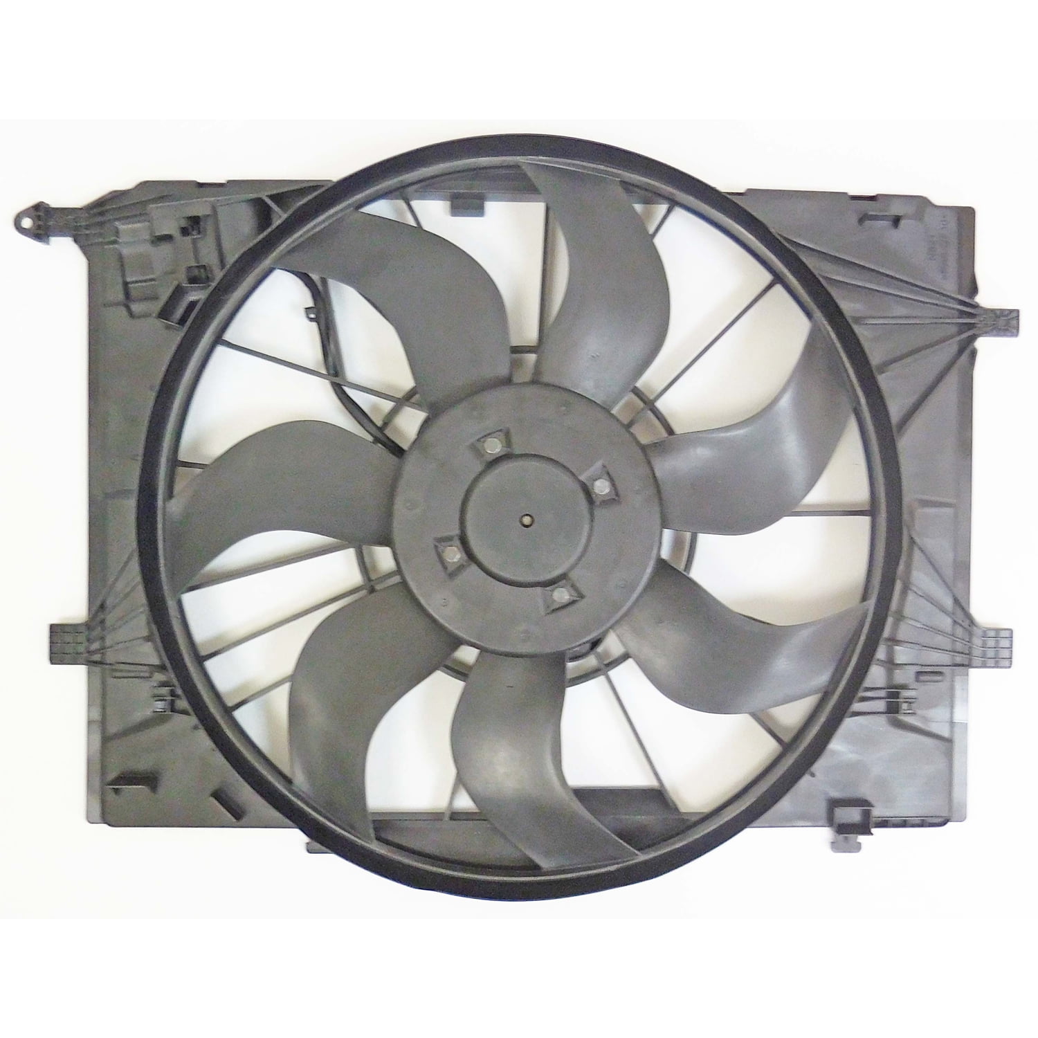 RADIATOR AND CONDENSER FAN ASSEMBLY WITH ONE BIG FAN; 3.0 LITER V6 ...