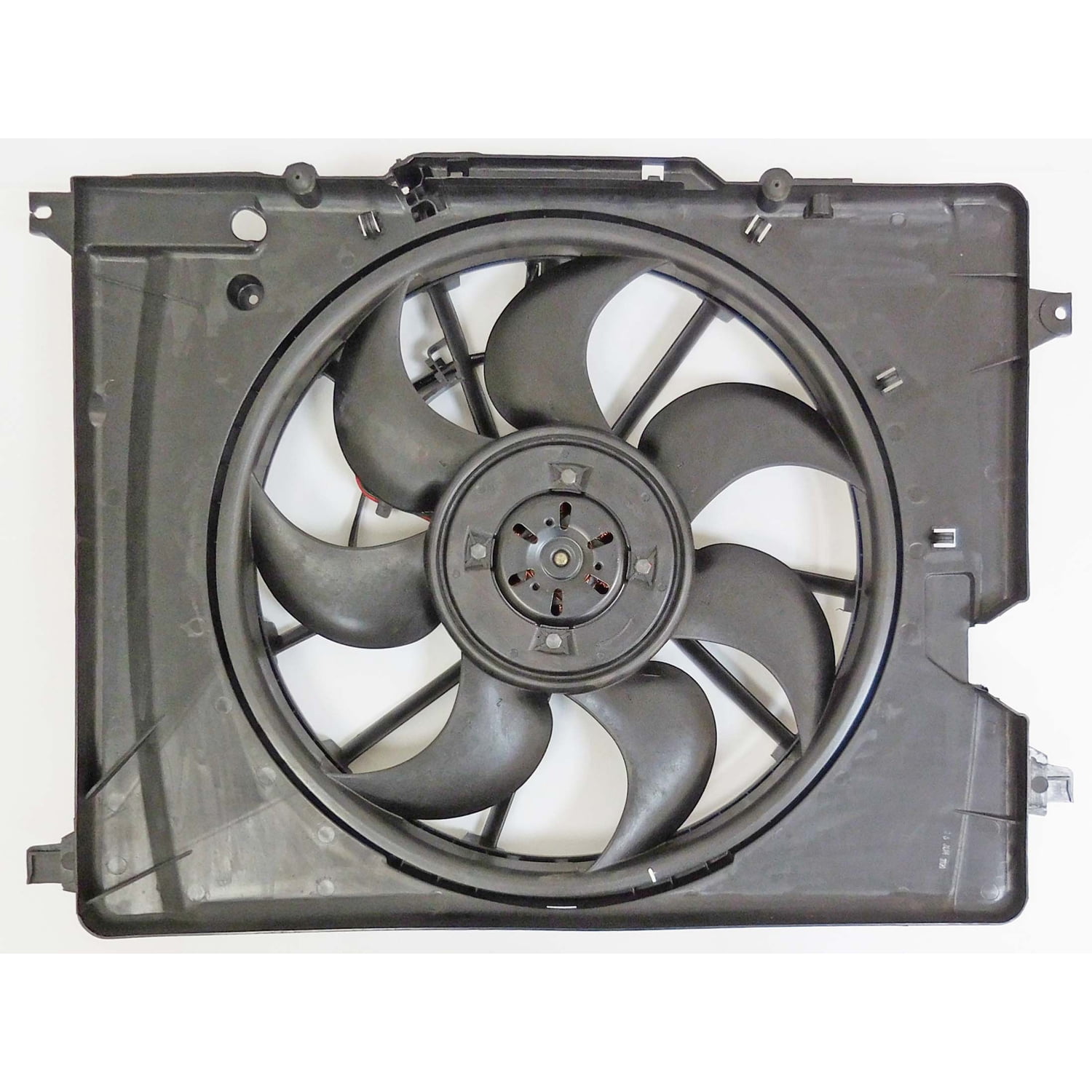 RADIATOR AND CONDENSER FAN ASSEMBLY WITH ONE BIG FAN; 3.3 LITER V6 ...