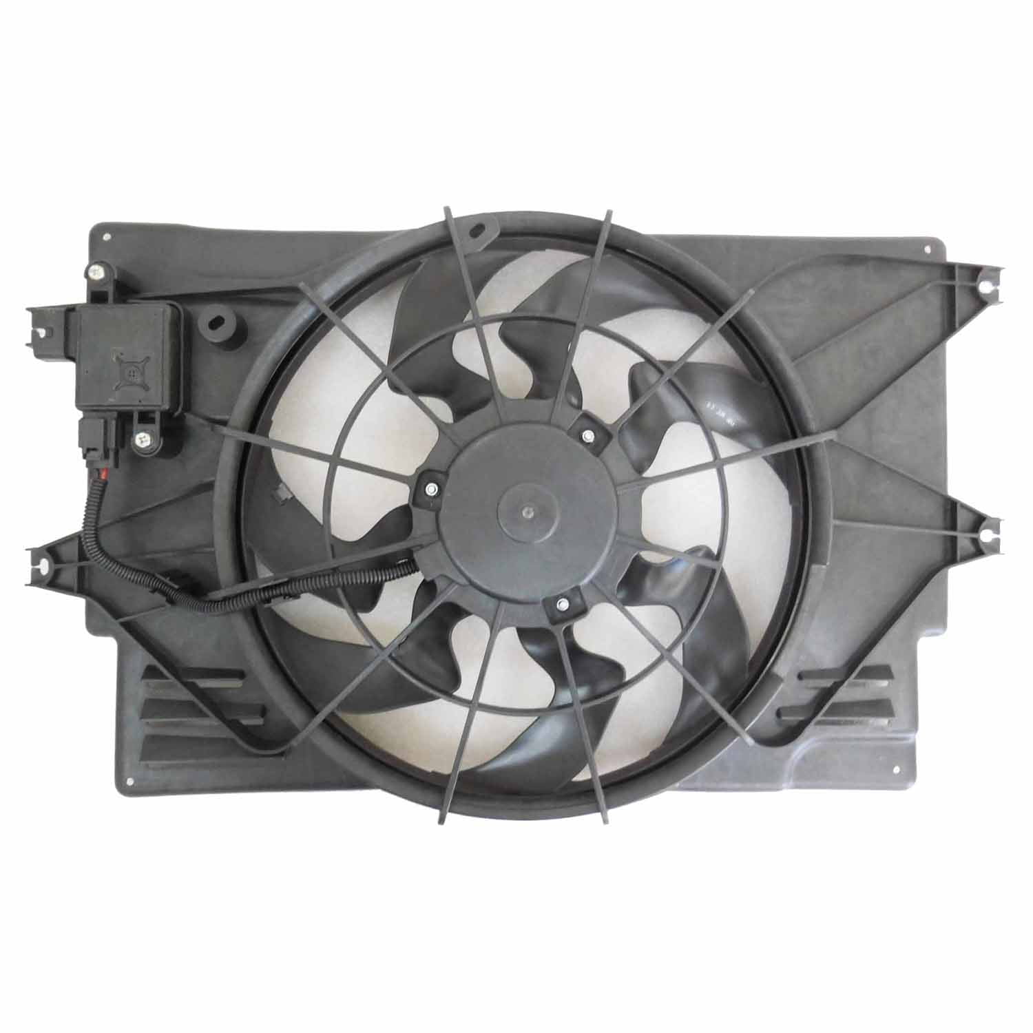 RADIATOR AND CONDENSER FAN ASSEMBLY WITH ONE BIG FAN;INCLUDES CONTROL ...