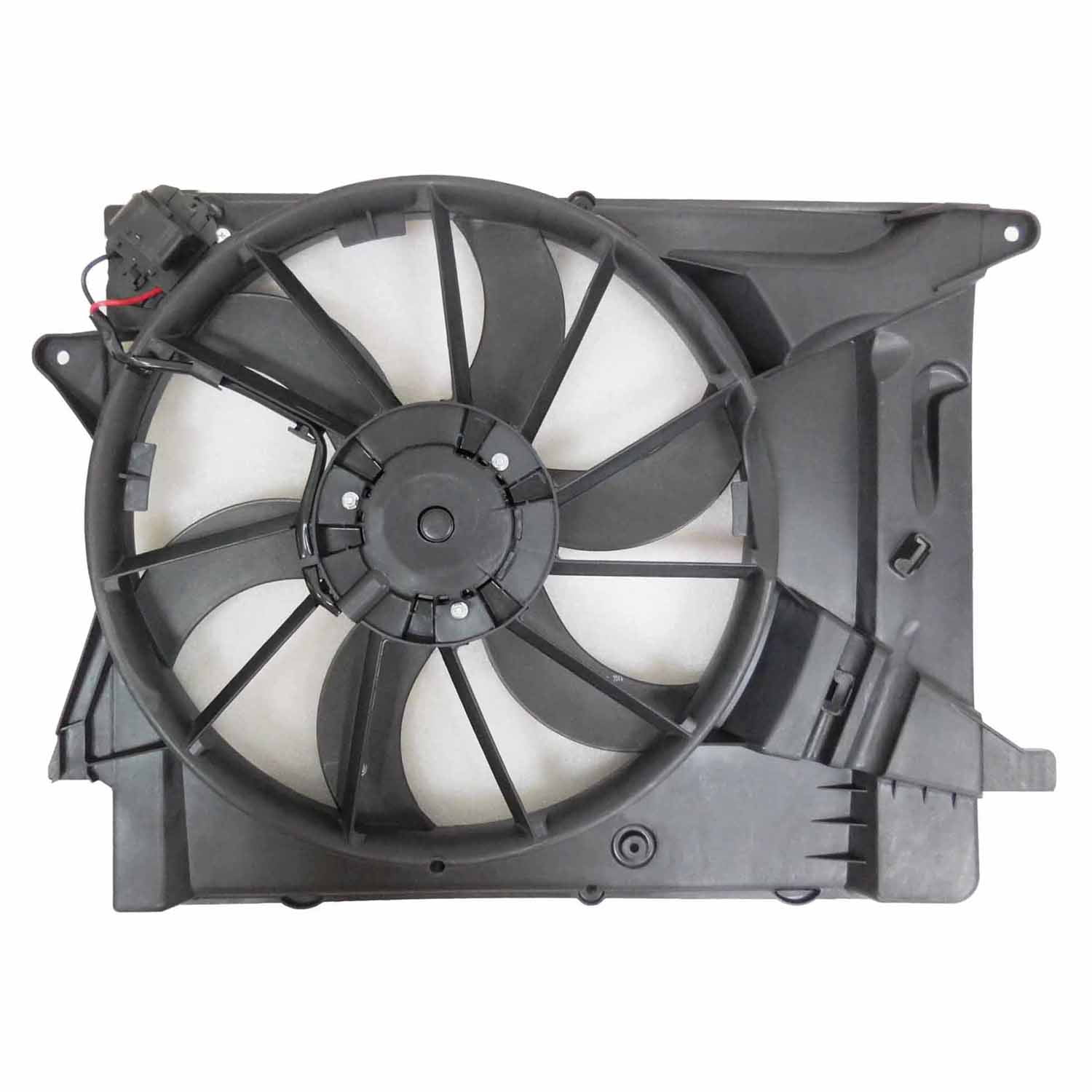 RADIATOR AND CONDENSER FAN ASSEMBLY WITH ONE BIG FAN; LE2 ENGINE CODE ...