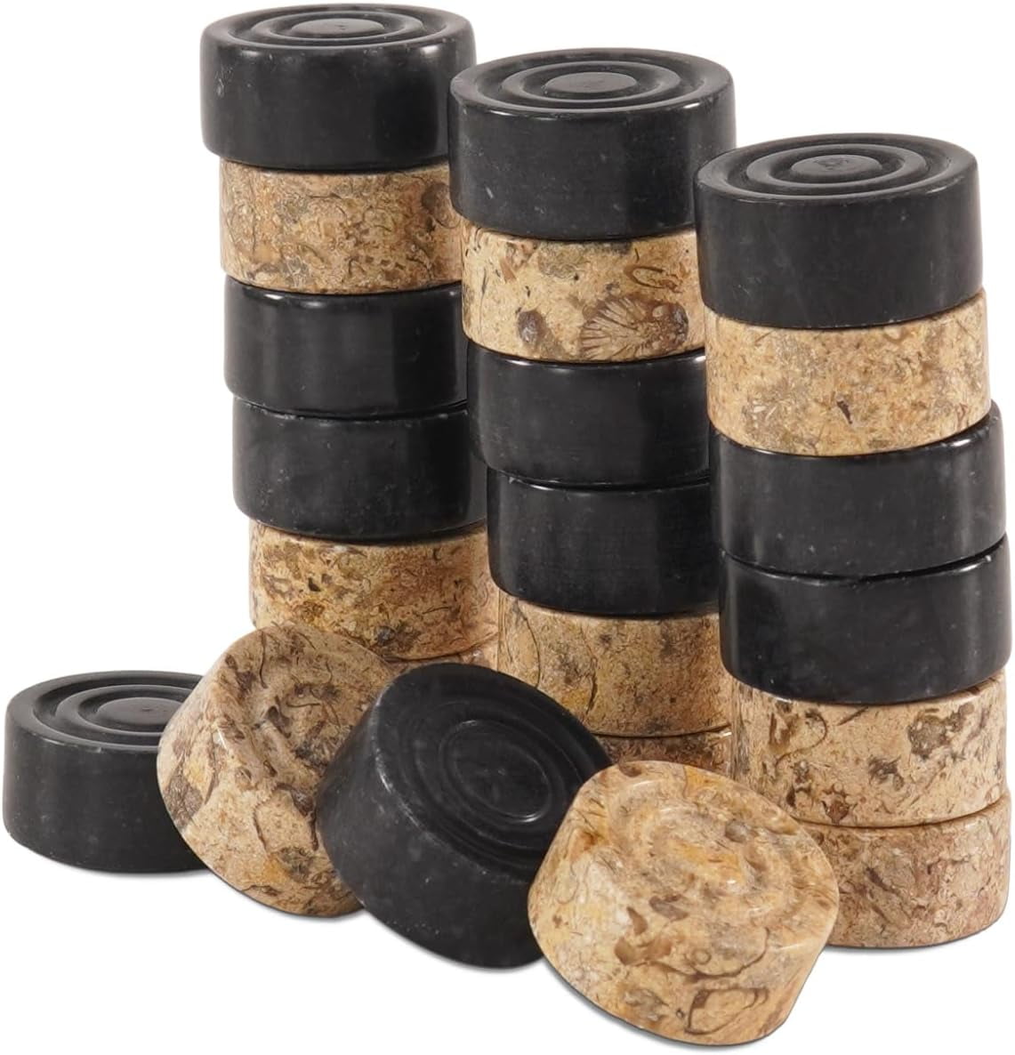 RADICALn Marble Big Board Games Complete Checker Figures - Suitable for ...