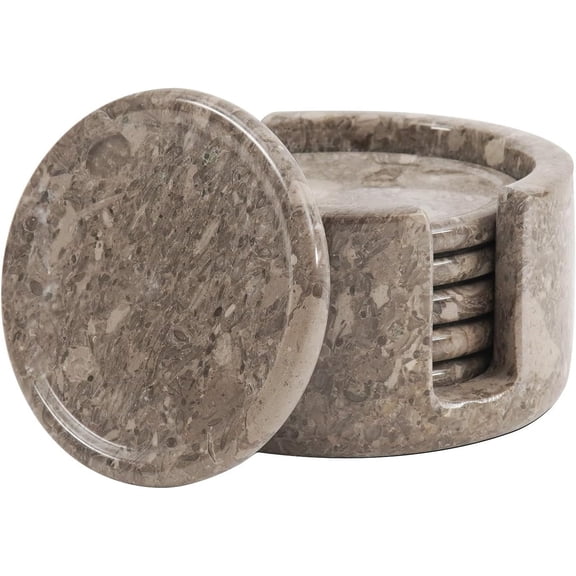 50 Pcs Disposable Paper Coasters Bulk 1MM, 4 Inch Round Cardboard ...