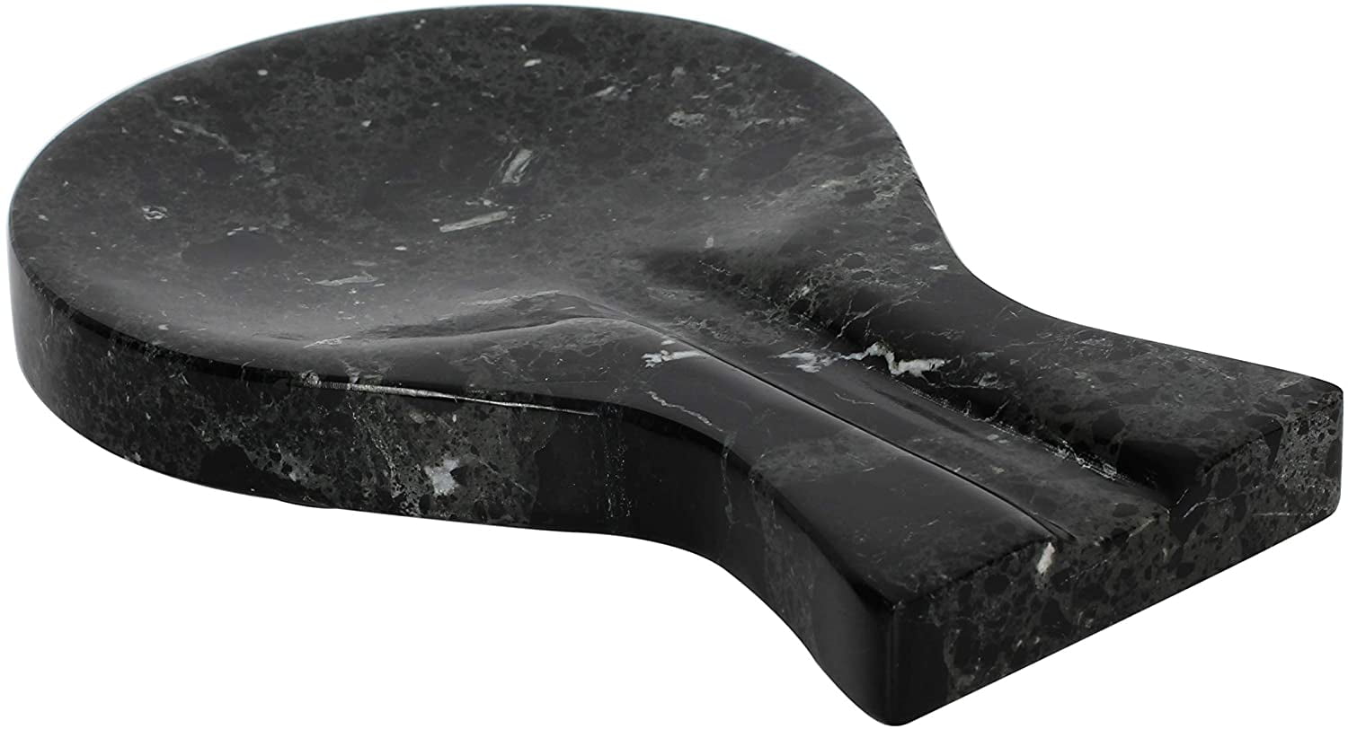 RADICALn Spoon Rest Handmade Marble Big Black Spatula Ladle Fork ...