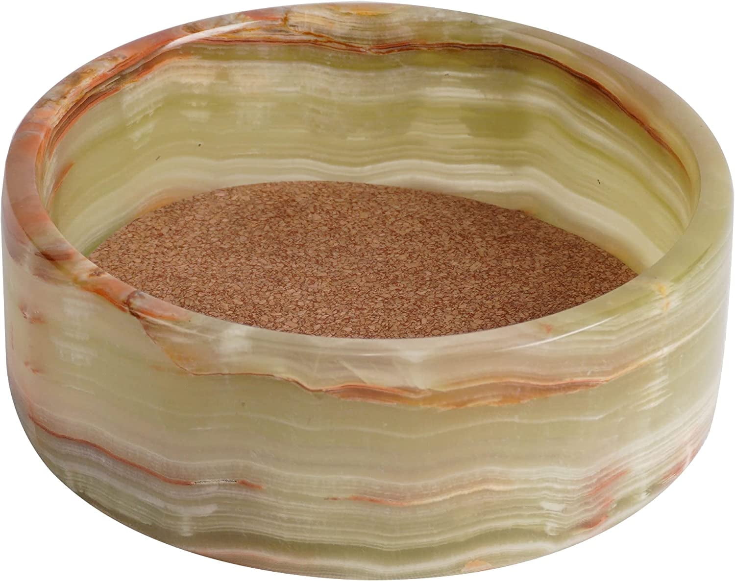 Radicaln Marble Wine Bottle Coaster Green 5.5" Handmade Wine Coasters ...