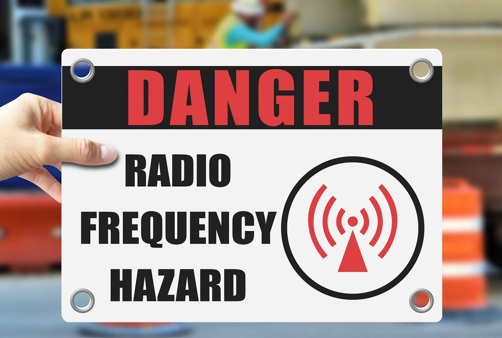 RADIO FREQUENCY HAZARD | Warning Notice Caution Danger 3mm PVC Sign ...