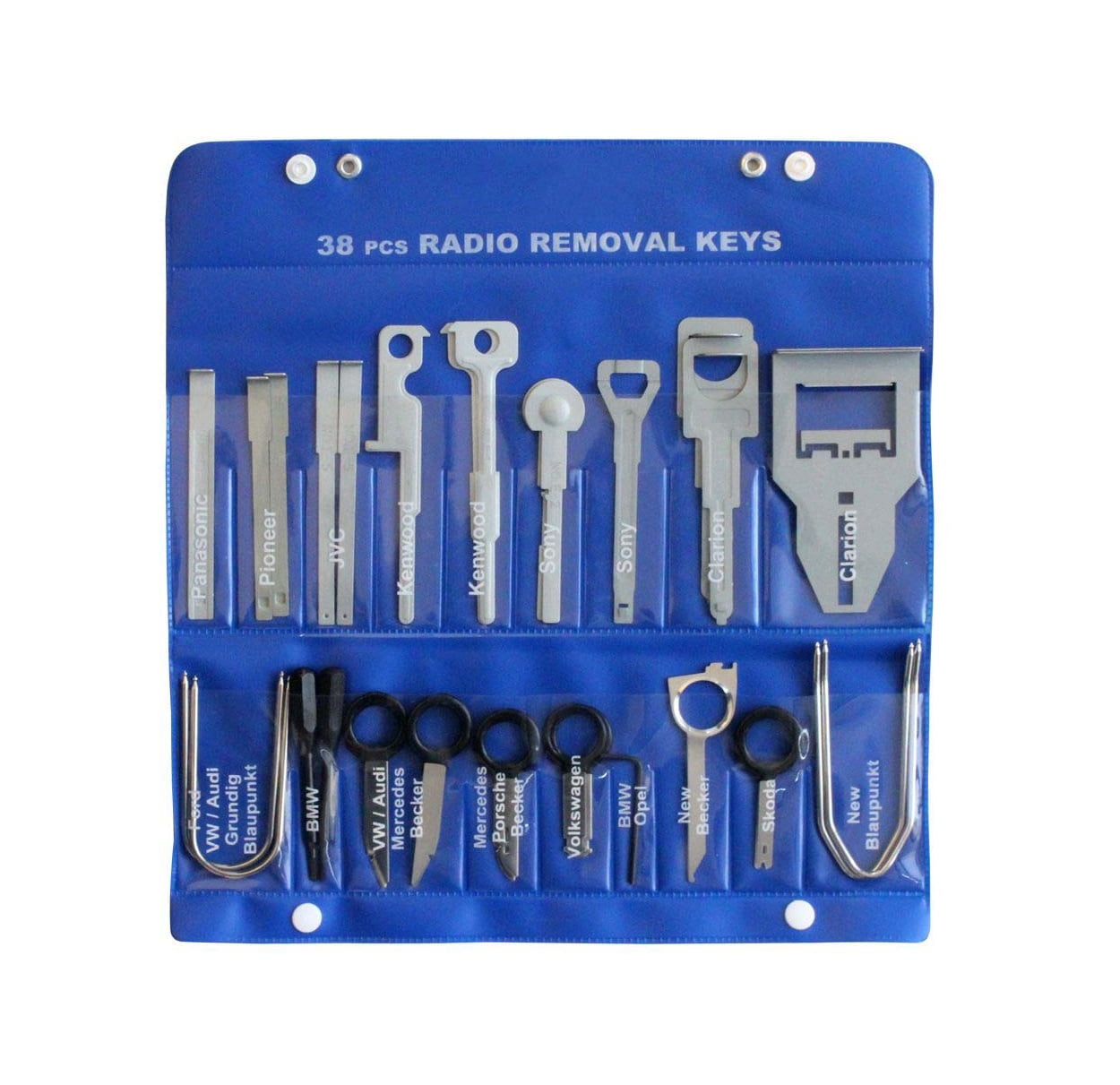RADIO Removal Keys Tool Set Car Stereo Release Kit 38 pcs - Walmart.com