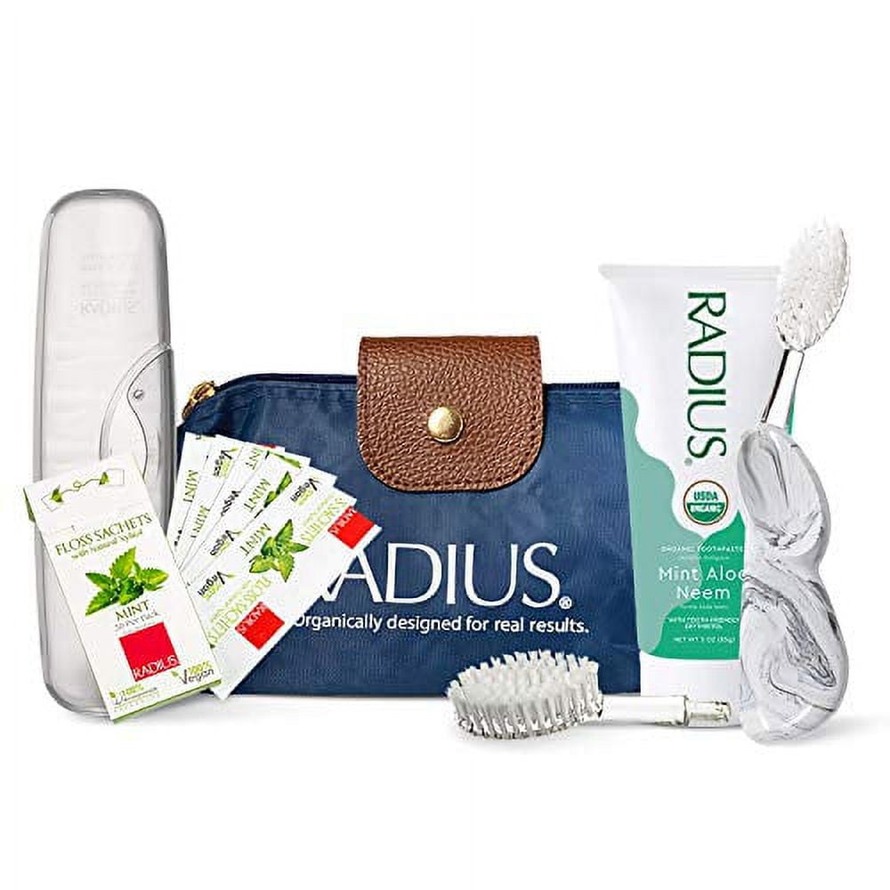 RADIUS Big Clean Deluxe .. Oral Care Gift Set .. (Big Brush With ...