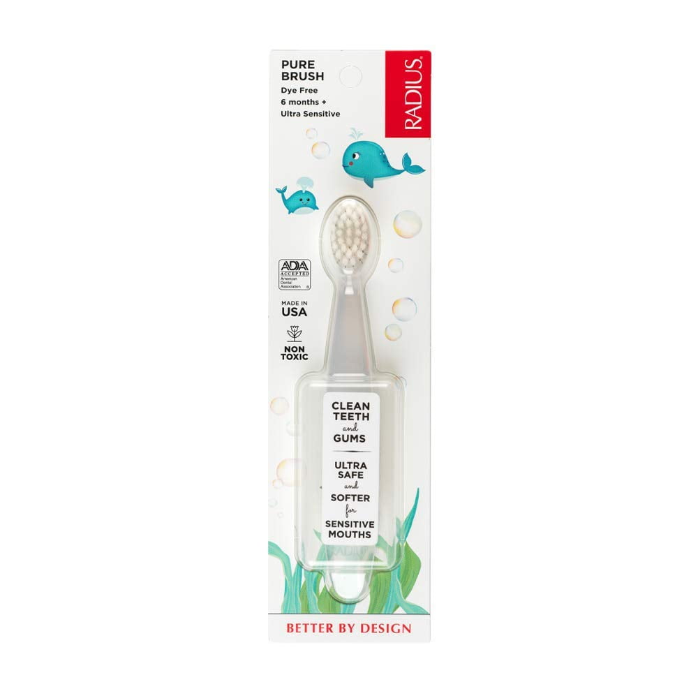 RADIUS Children's Toothbrush Pure Brush Ultra Soft BPA Free ADA ...