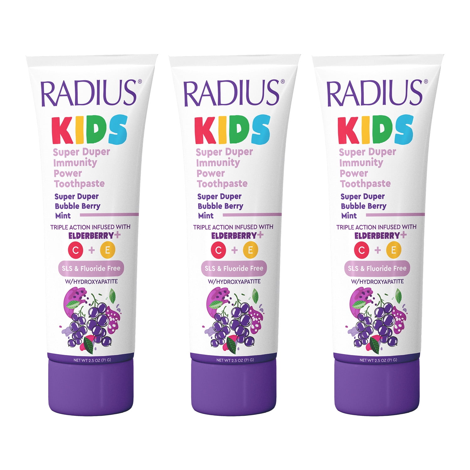 RADIUS Kids Super Duper Immunity Power Toothpaste 2.5 Oz - Super Duper ...
