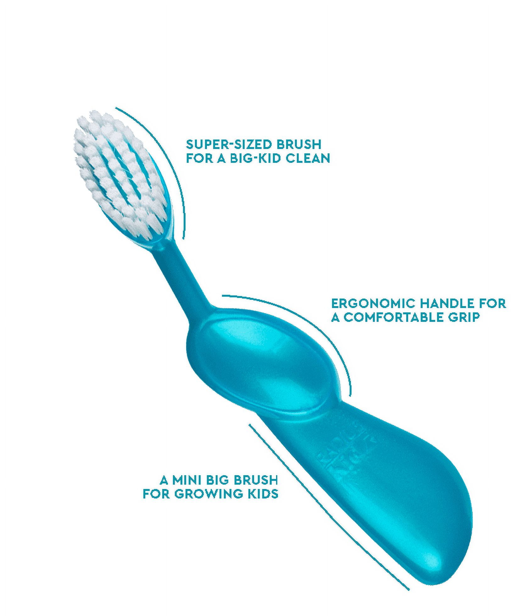 RADIUS Kidz Toothbrush Children's Right Hand BPA Free ADA Accepted ...