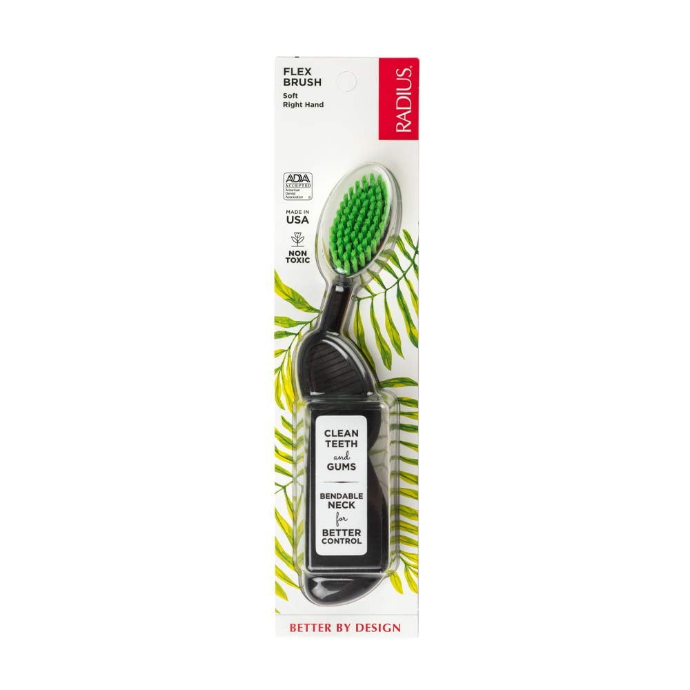 RADIUS Scuba Toothbrush Black Soft Right Hand 1 Toothbrush - Walmart.com