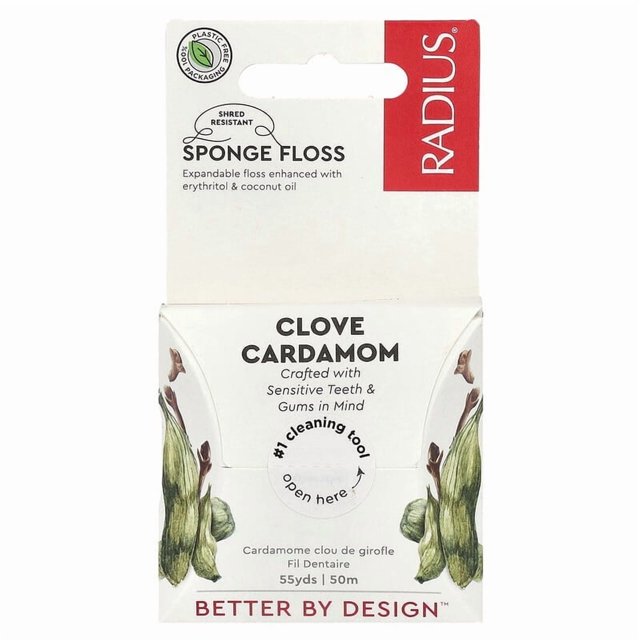 RADIUS, Sponge Floss, Clove Cardamom, 55 yds - Walmart Business Supplies