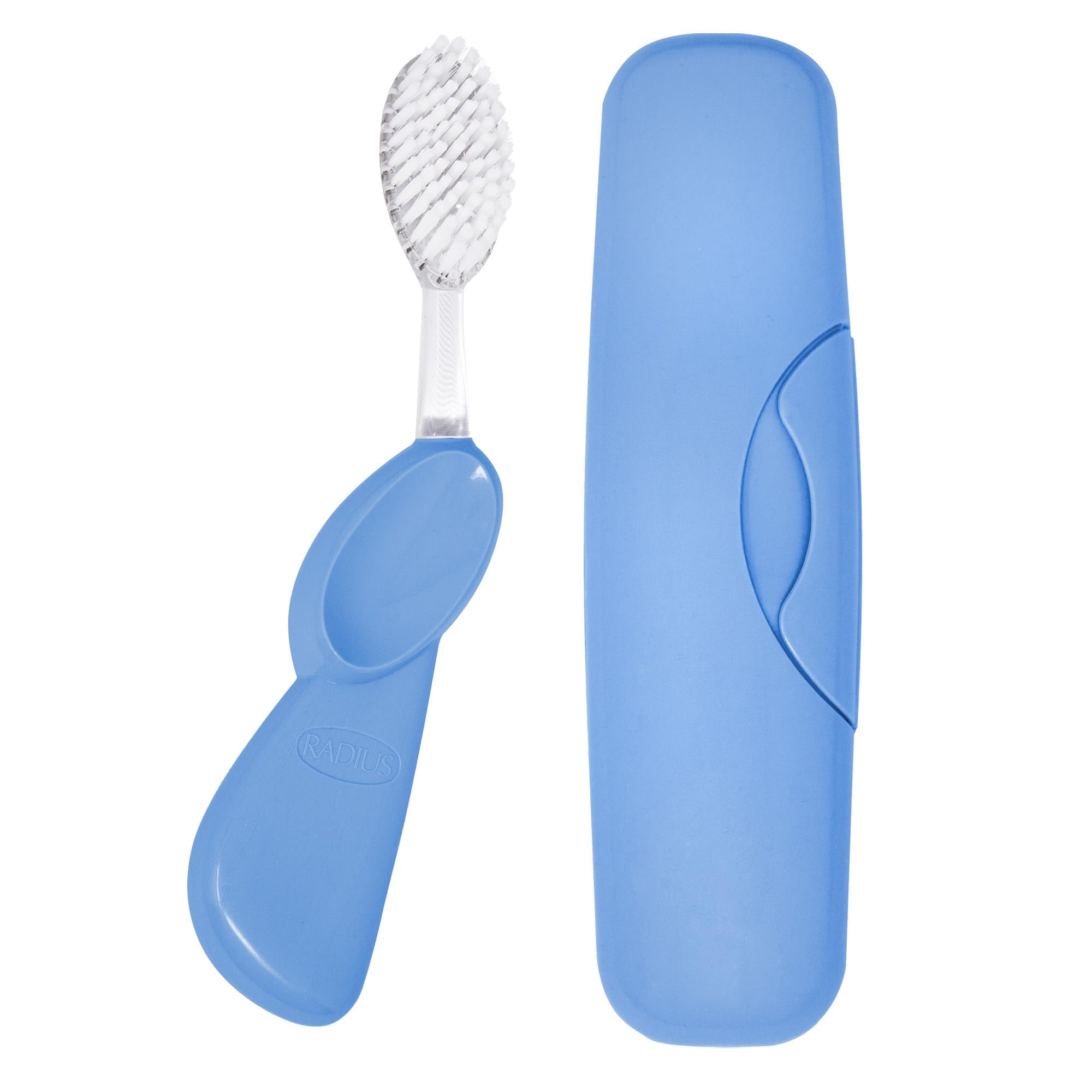 RADIUS Toothbrush Big Brush RRF12 with Replaceable Brush Head BPA Free ADA Accepted - Left Hand ...