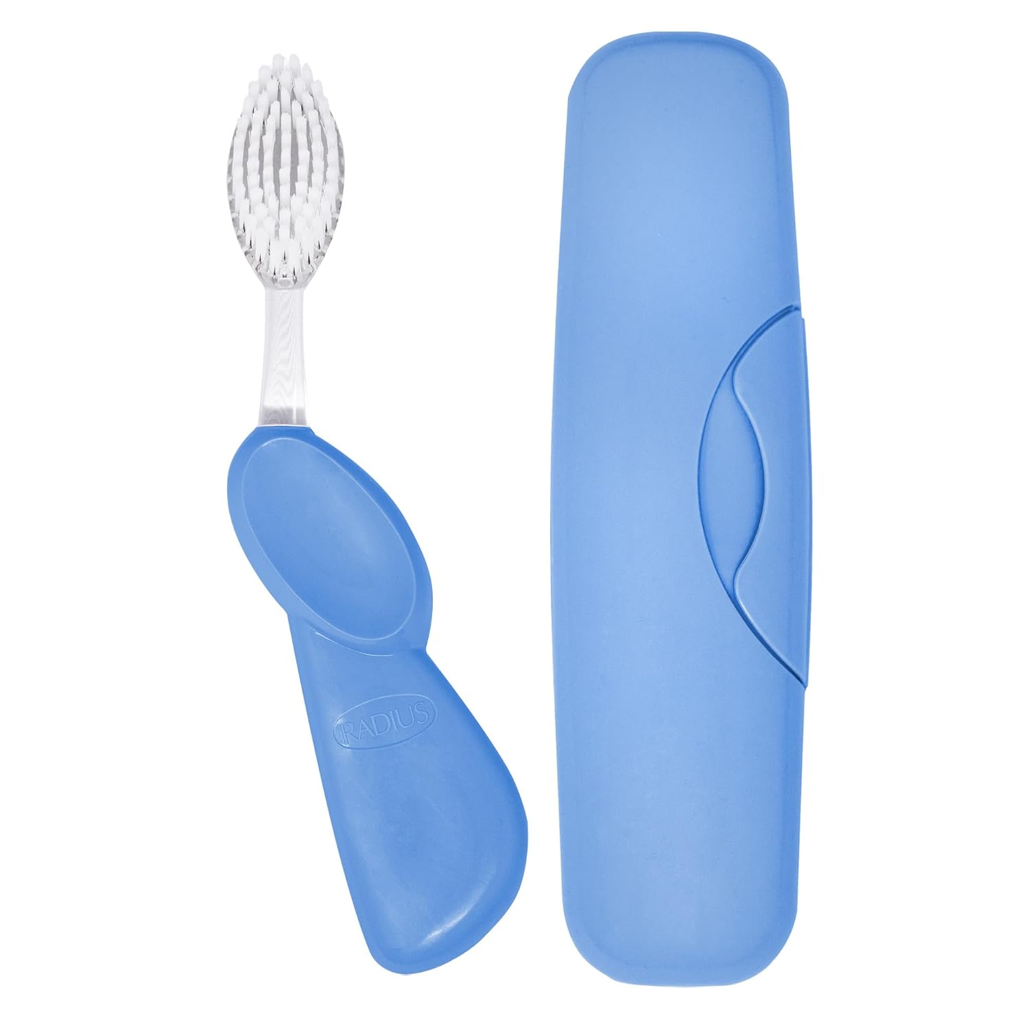RADIUS Toothbrush Big Brush with Replaceable Brush Head BPA Free ADA Accepted - Right Hand ...