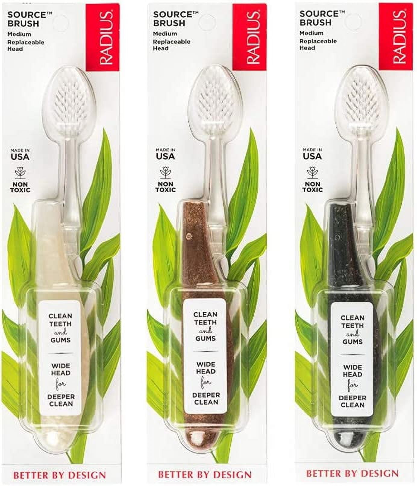 RADIUS Toothbrush Source Floss Brush BPA Free & ADA Accepted Improve ...