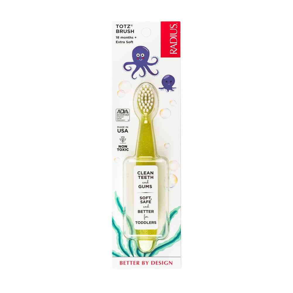 RADIUS Totz Toothbrush Extra Soft Brush BPA Free & ADA Accepted ...
