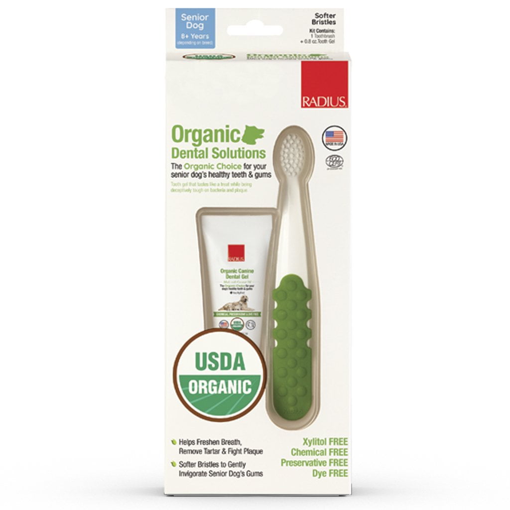 RADIUS USDA Organic Dental Solutions Senior Kit 1 Unit, 1 Dog ...