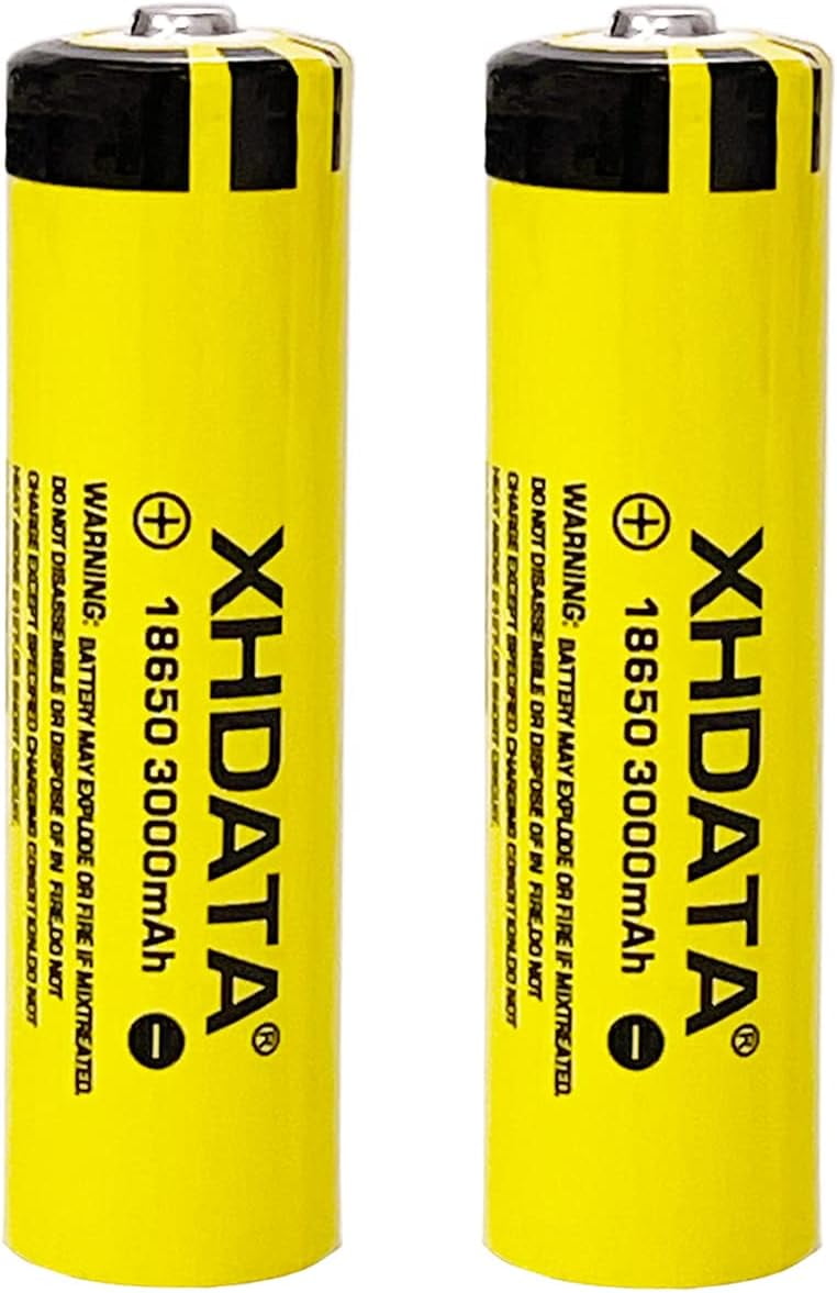 RADIWOW XHDATA 3.7V Rechargeable Battery Li-ion Cell 3000 mAh for ...