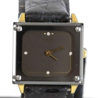 Rado Original Men's Watch, Automatic, Blue Dial, Gold Steel, Water ...