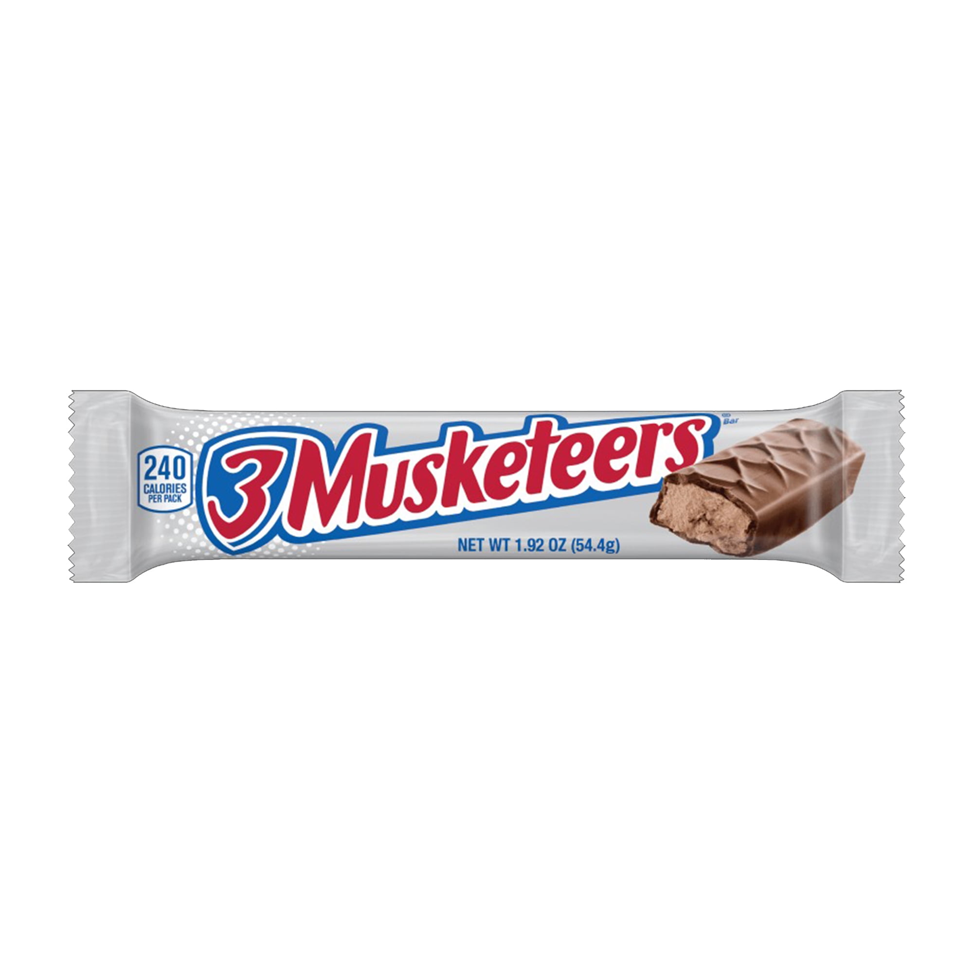 RADYAN 3 Musketeers Milk Chocolate Candy Bars, Full Size, Ideal Crispy ...