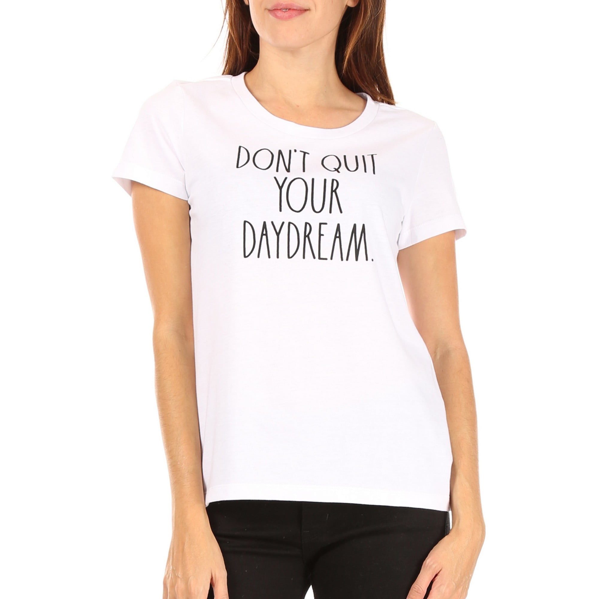 RAE DUNN Women's Short Sleeve Icon T-Shirt Short Sleeve Tee - Walmart.com