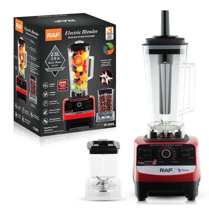 RAF 1600W Commercial Electric Blender R.92809-110, 2.5L Heavy-Duty ...