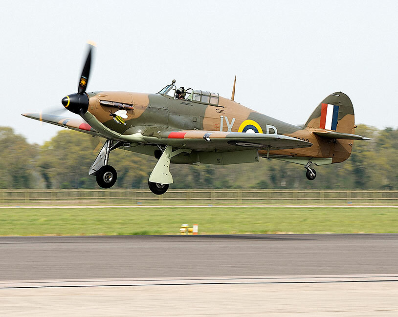 RAF Battle of Britain Memorial Flight Hurricane Style - A - 20x30 Inch ...