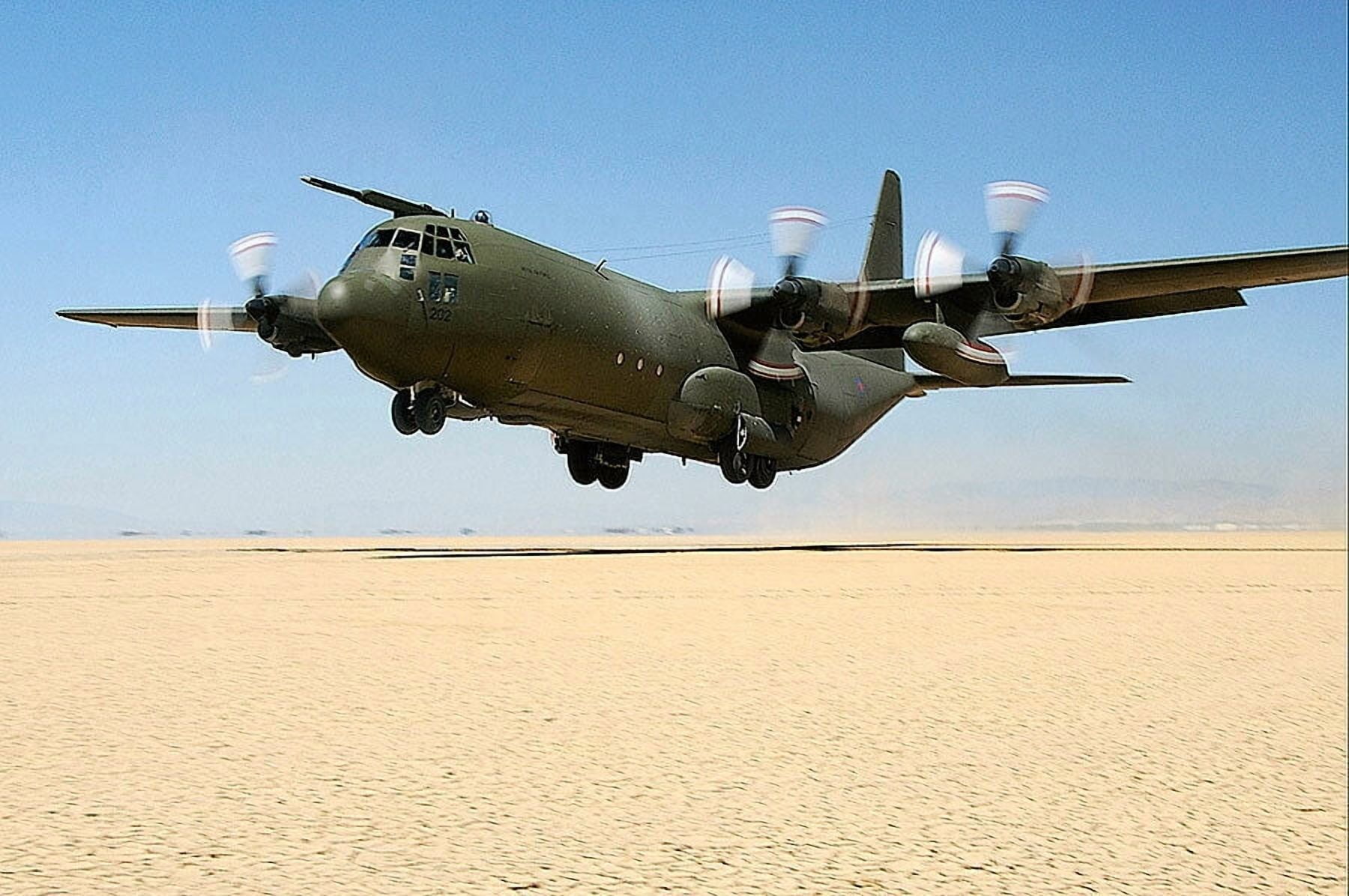 RAF C-130K Hercules Exercise Crown Pinnacle - 12x18 Inch Laminated ...