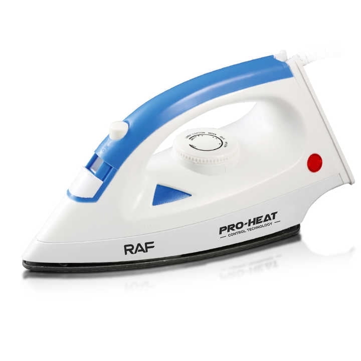 RAF Electric Steam Iron (Model: R.1808B) – 1200W Power, Pro-Heat Control Technology, Ceramic ...