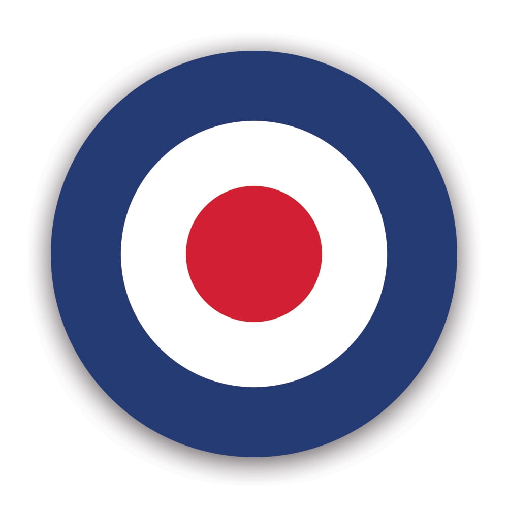 RAF Roundel Sticker Decal - Self Adhesive Vinyl - Weatherproof - Made ...