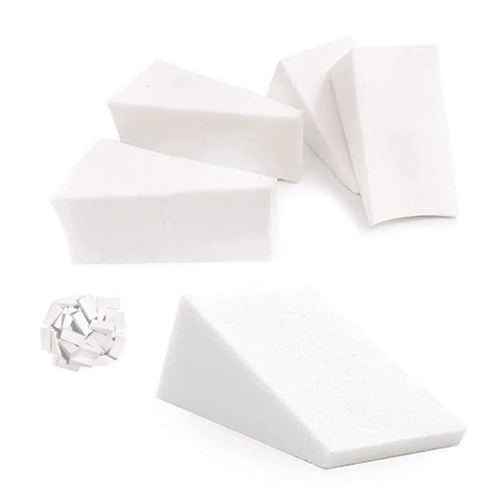 RAGUPEL 100 Pcs Makeup Sponge,Non-latex Soft and Elastic Hydroscopicity ...