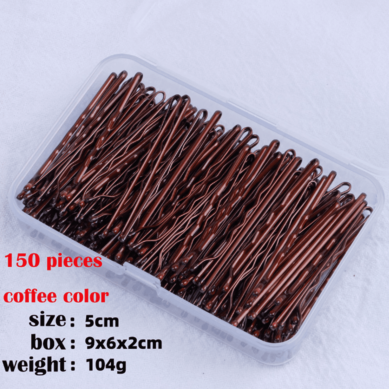 RAGUPEL 150 Pcs Bobby Pins,Galvanized Finish Hair Accessories,Scalp ...