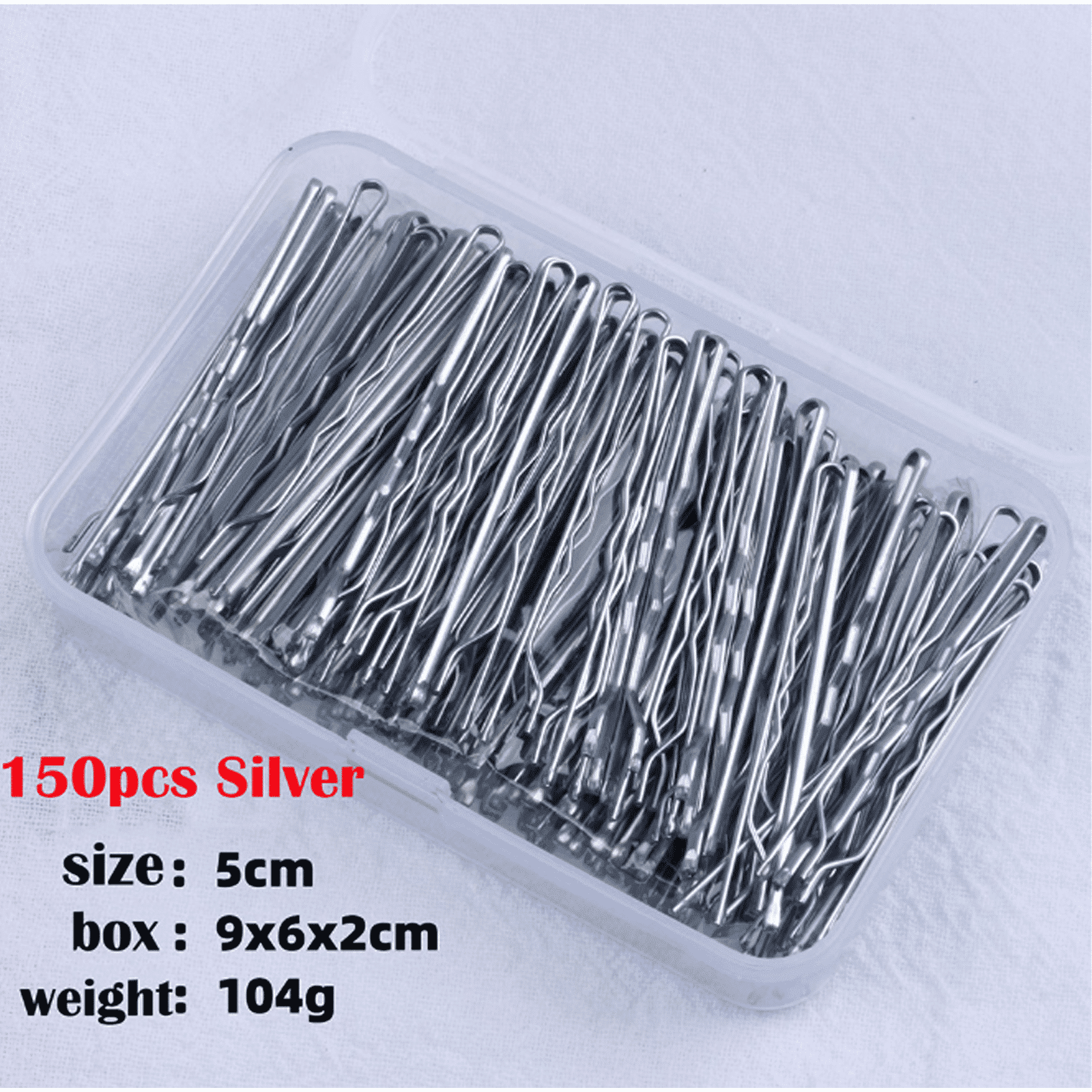 RAGUPEL 150 Pcs Bobby Pins,Zinc-Coated French Hair Pin,Ball-End Tips ...