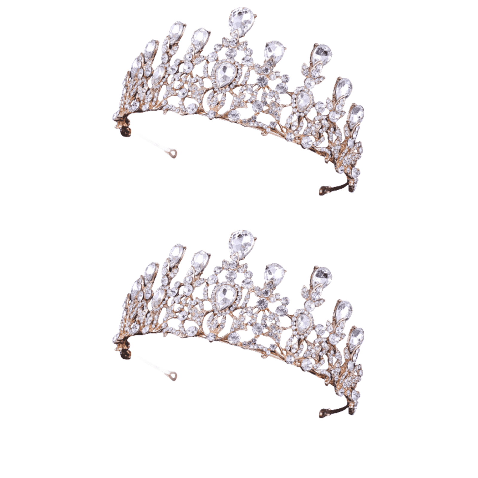 RAGUPEL 2 Pcs Crown,Shine Bright with Colorful Crystals Crowns for ...
