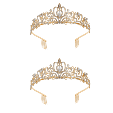 Purple Crystal Tiaras & Crowns for Women - Bridal Wedding Tiara Royal ...