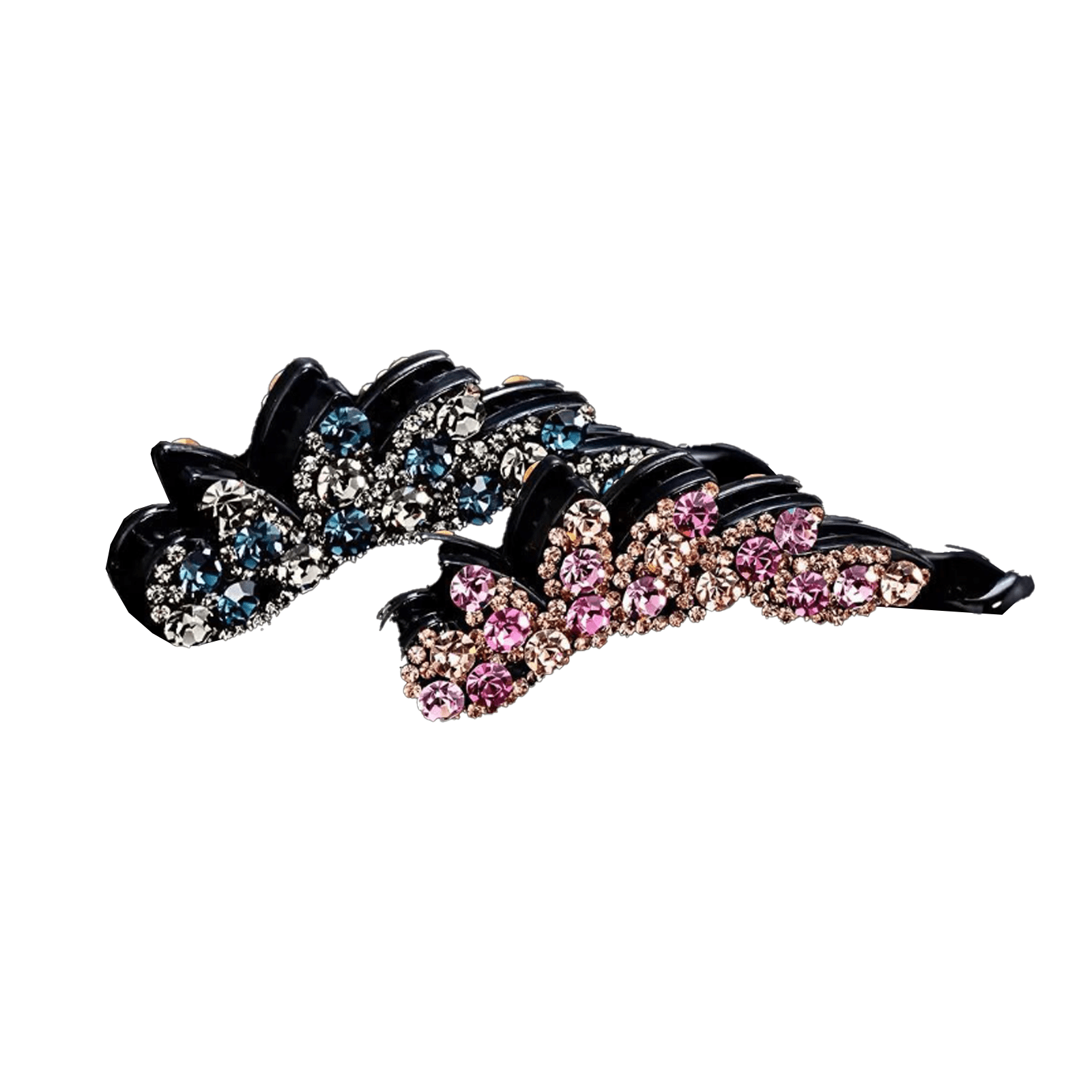 RAGUPEL 2 Pcs Hair Clips for Women,Handcrafted Crystal Detailing Hair ...